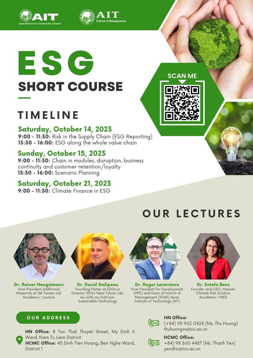 Vì sao nên học thạc sĩ ESG tại SOM?